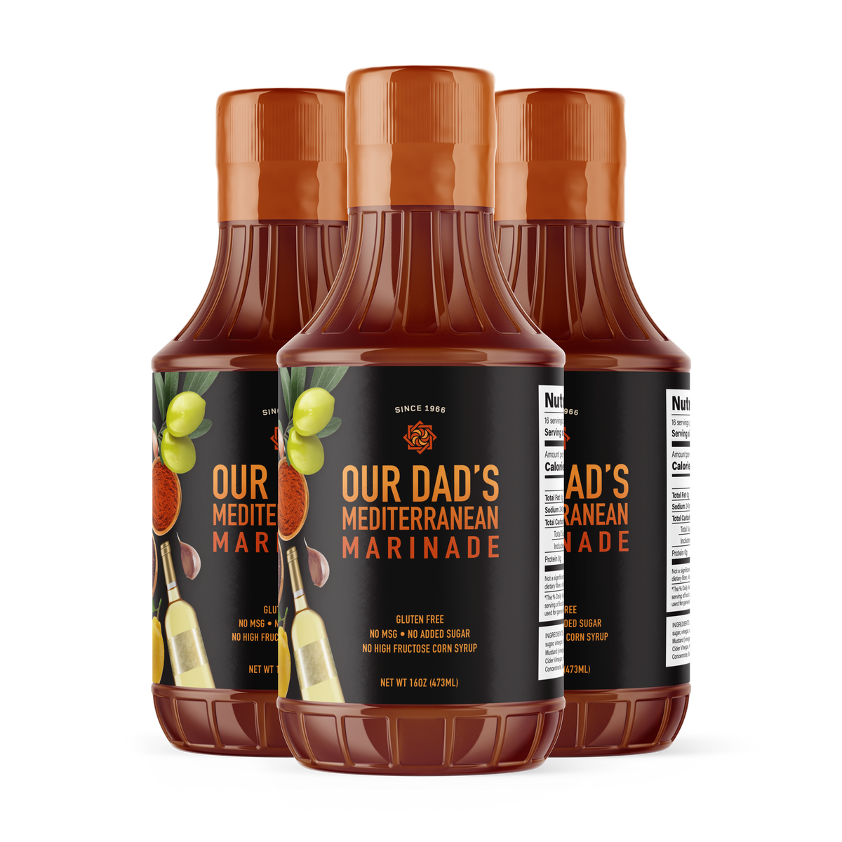 Our Dads Mediterranean Marinade 3-Pack | Our Dad's Marinade